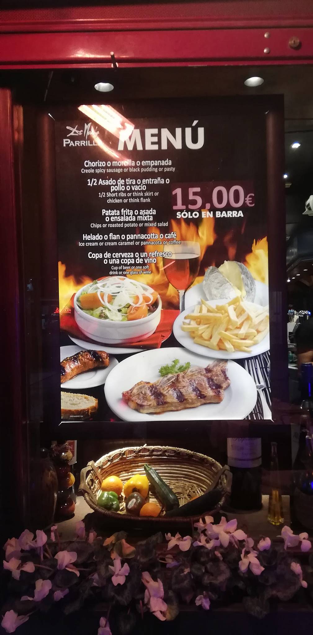 Carta de De Maria Parrilla PRECIADOS, Madrid, Pl. del Callao