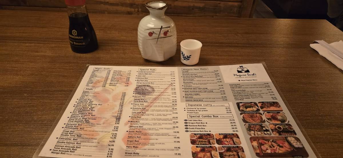 Carta del restaurante Maguro Sushi, Delta