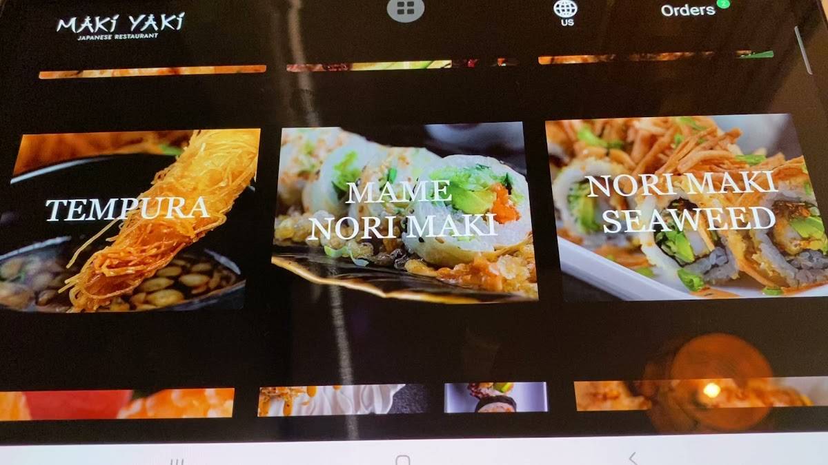 Menu at Maki Yaki Japanese Restaurant, Abu Dhabi