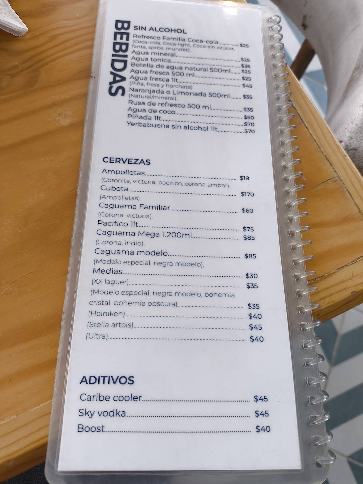 Carta de Malaya Barra y Mar Centro, Guadalajara