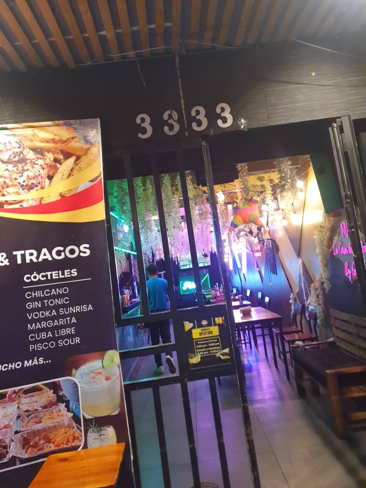 Carta de Malí Restobar, San Martín de Porres