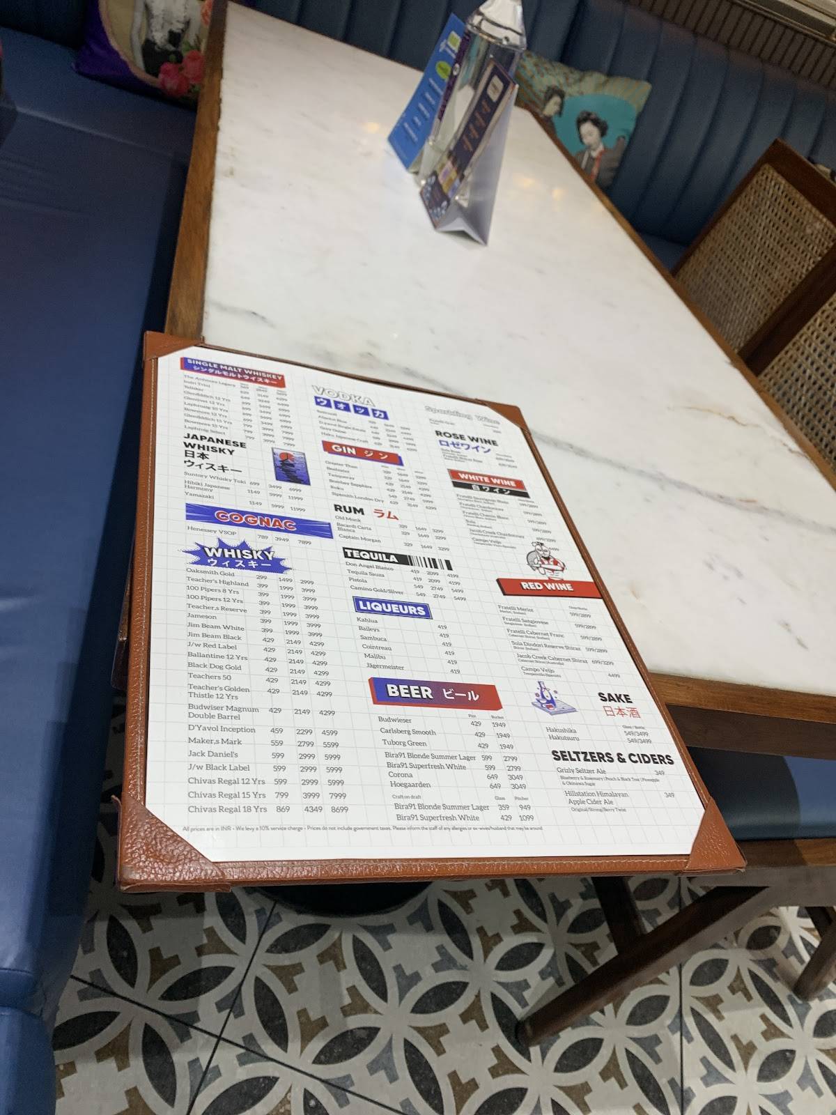 Menu at Mamagoto M3M IFC, Gurugram, M3M International Financial Center