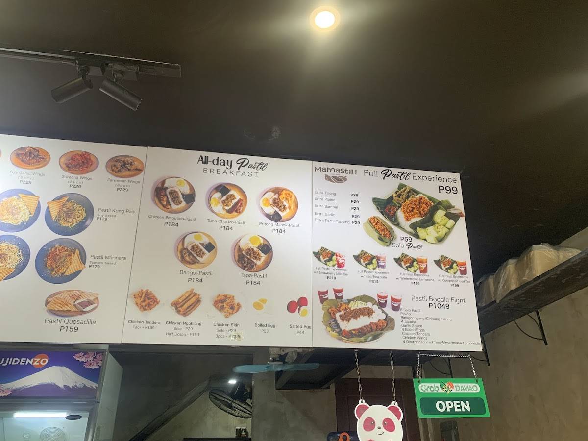 Menu at Mamastill Atbp. - Davao Poblacion restaurant, Davao City