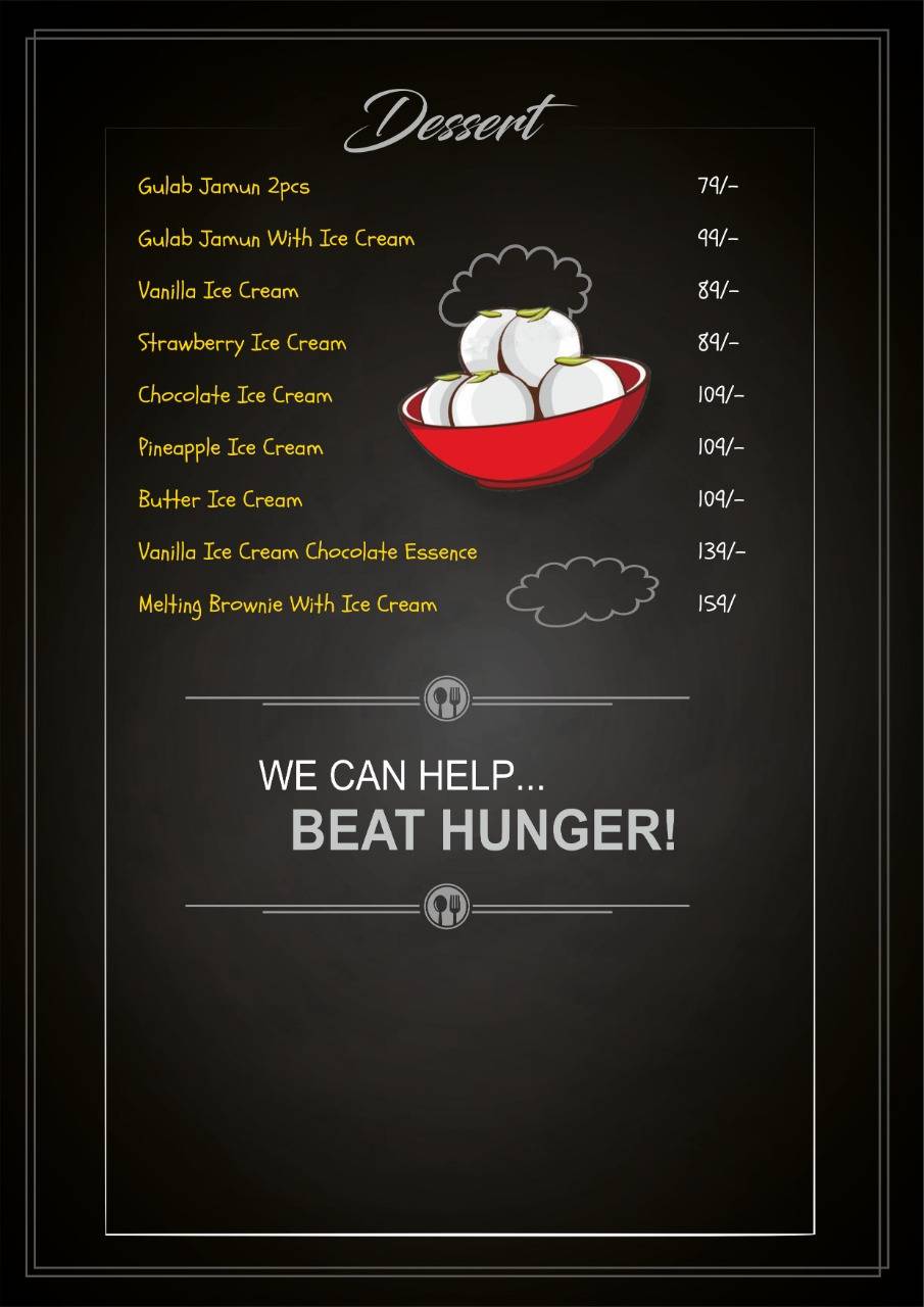 Menu at Manali Cafe And Lounge, Jhansi