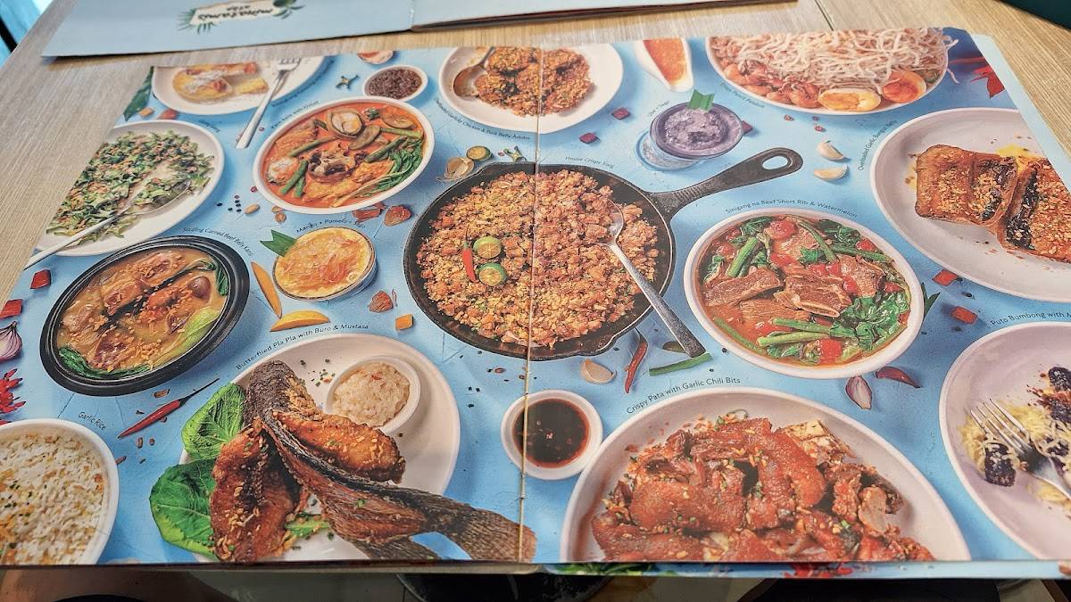 Menu at Manam SM Aura restaurant, Taguig