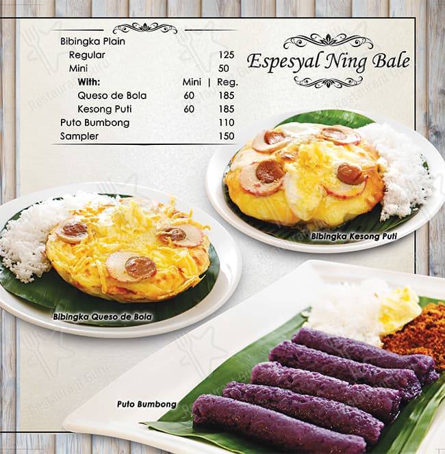 Menu at Mangan restaurant, Quezon City, Ortigas Ave