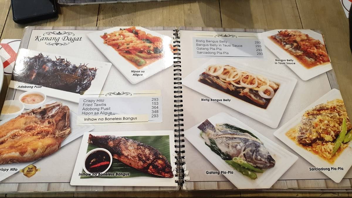 Menu at Mangan restaurant, Quezon City, Ortigas Ave