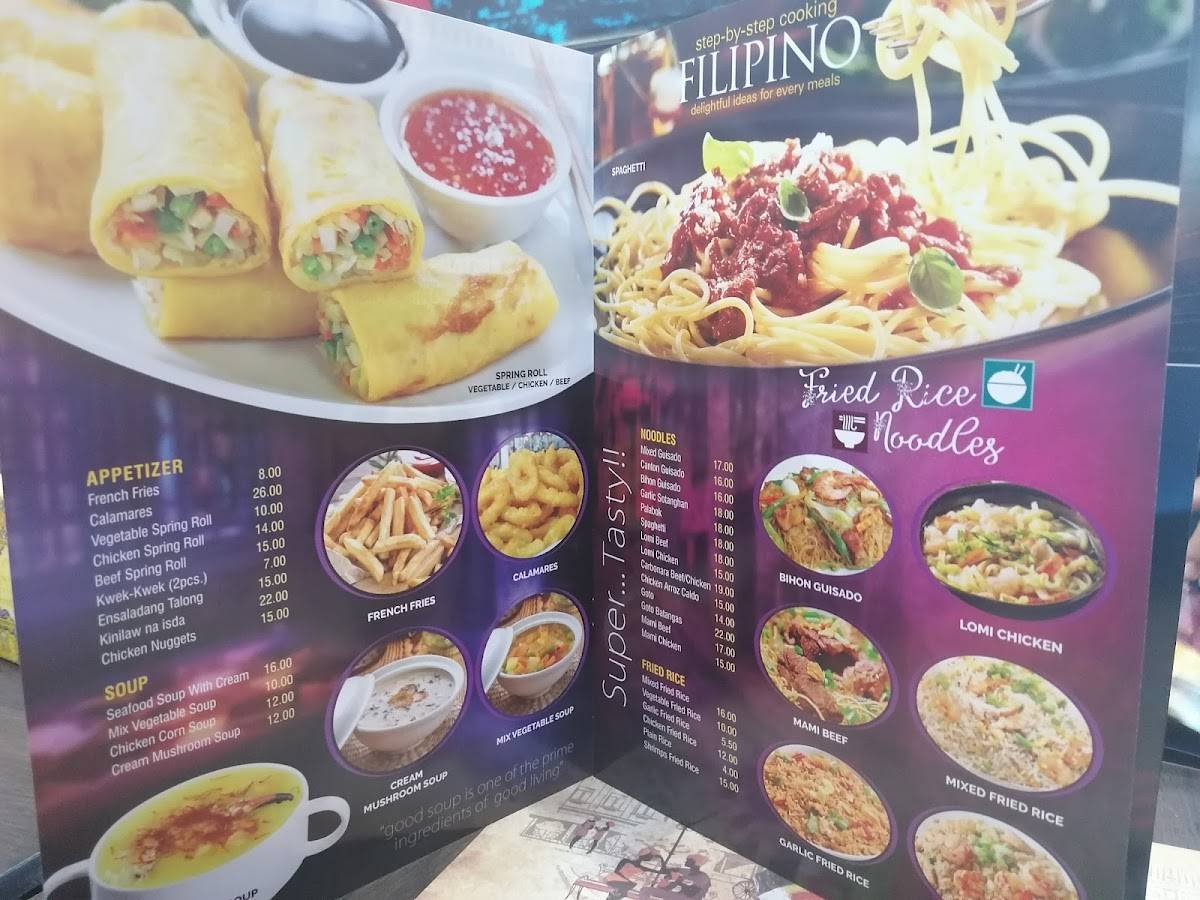 Menu at Manila Pinoy Restaurant And Bakery, Abu Dhabi, E18-02