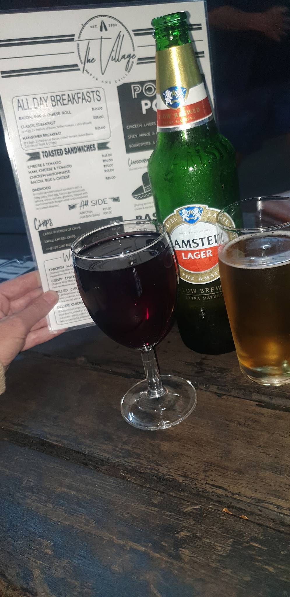 Menu at The Village Bar & Grill - Margate, Margate