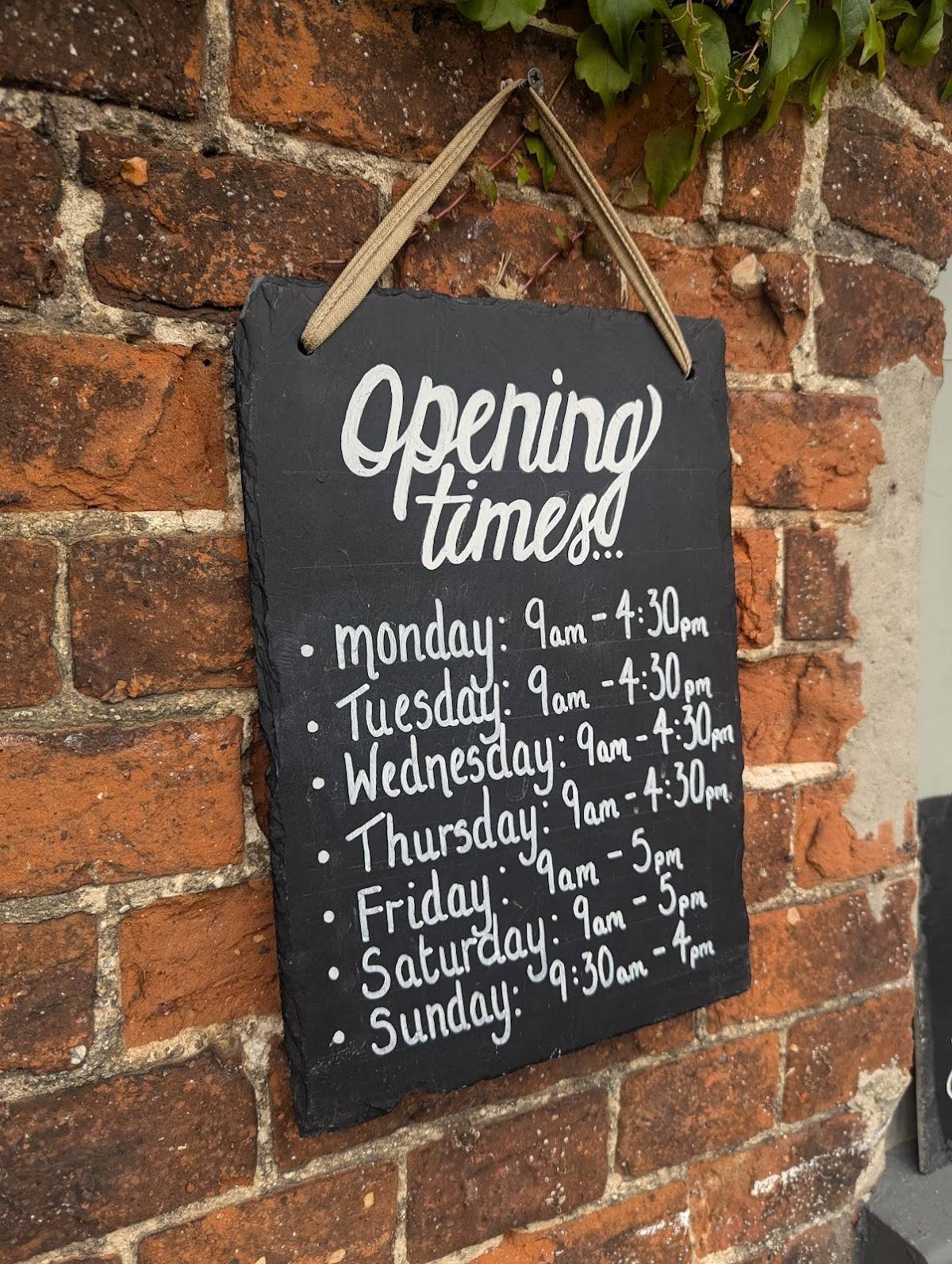 Menu at Market Cross Cafe Bar, Swaffham