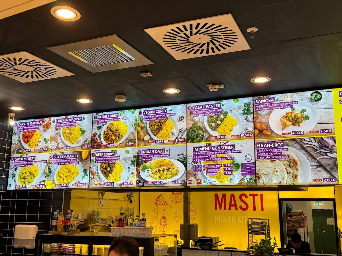 Speisekarte von Masti Indian Food restaurant, Oberhausen