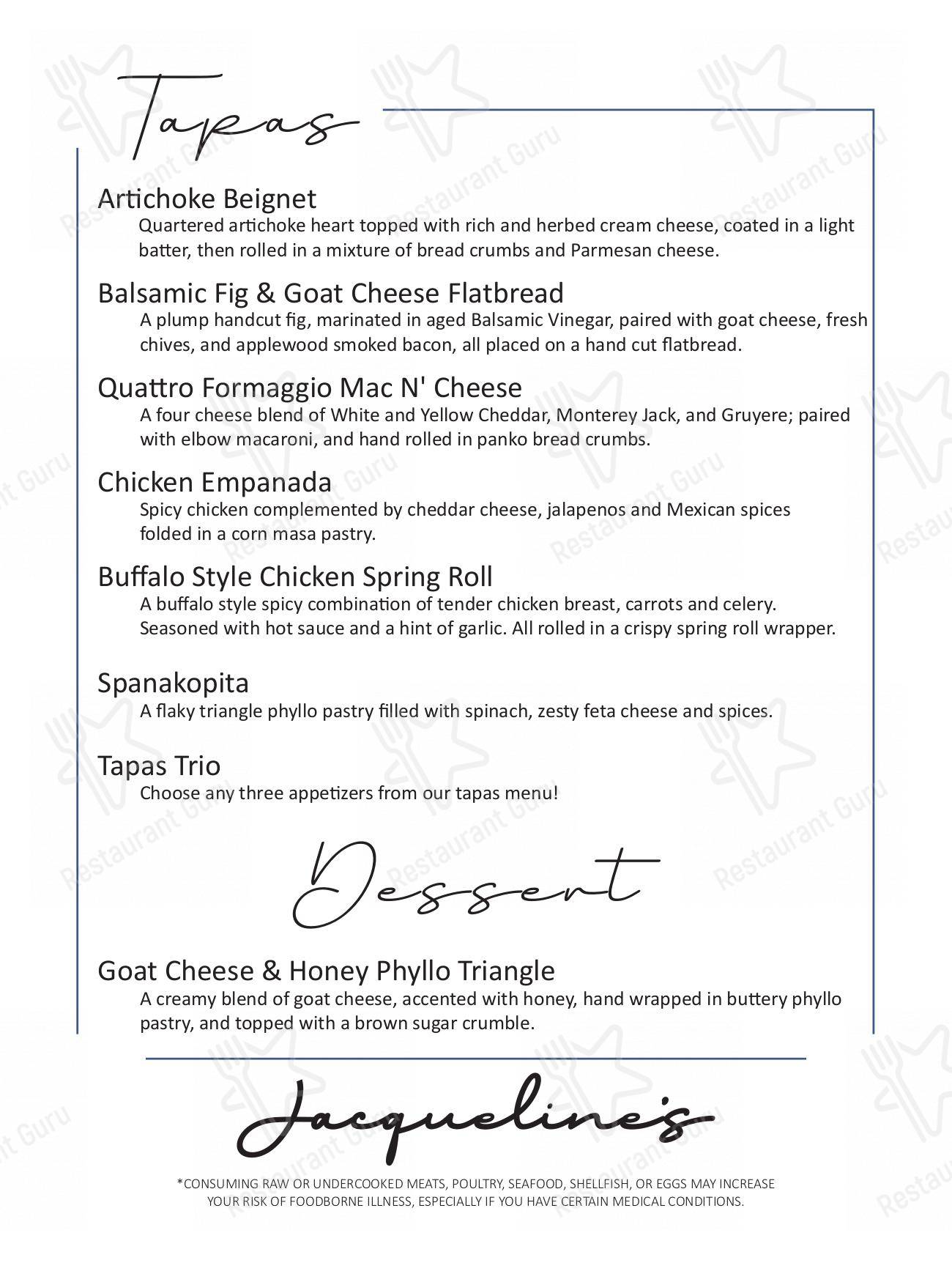 Menu at Matt's Attic pub & bar, Shenandoah