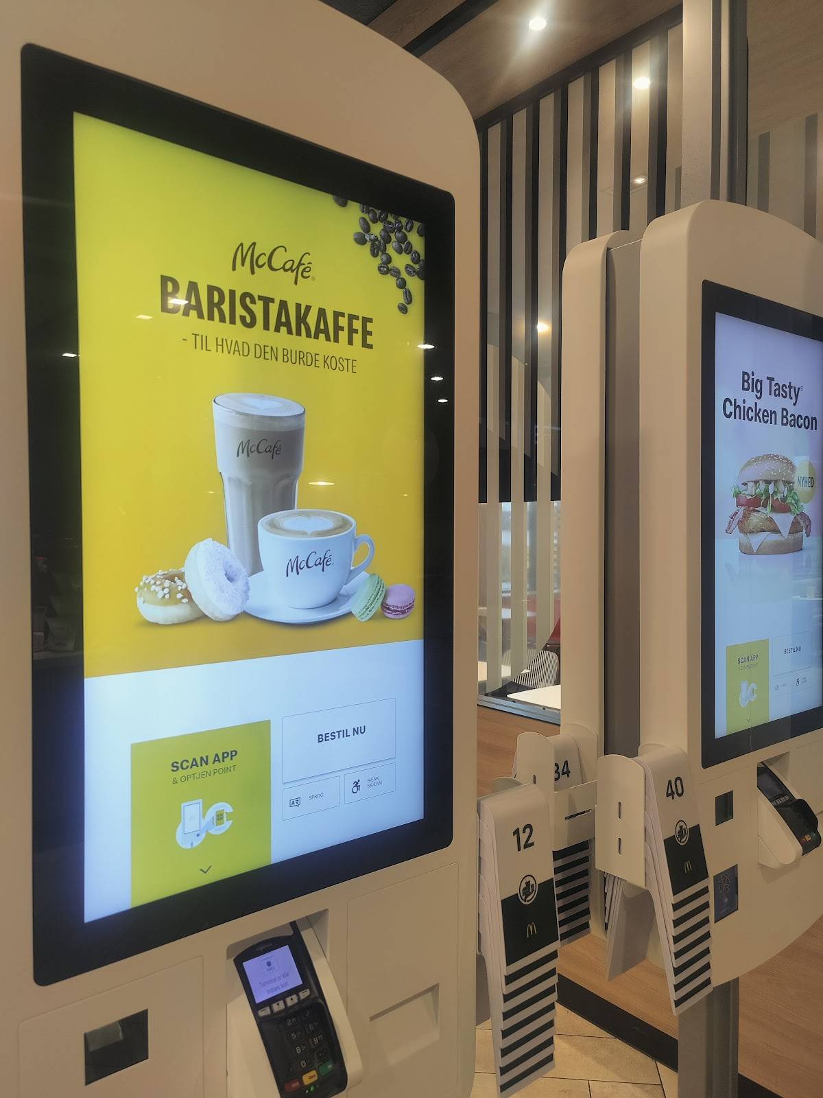 Carta del restaurante McDonald's, Aarup