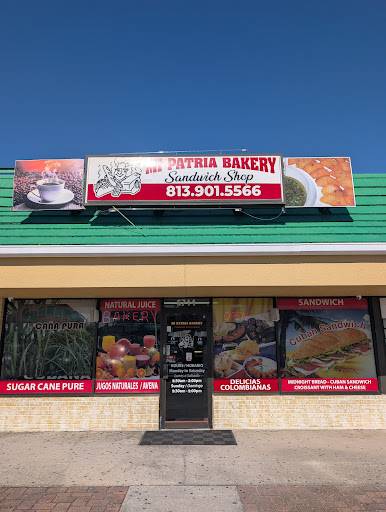 Menu at Mi Patria Bakery, Tampa