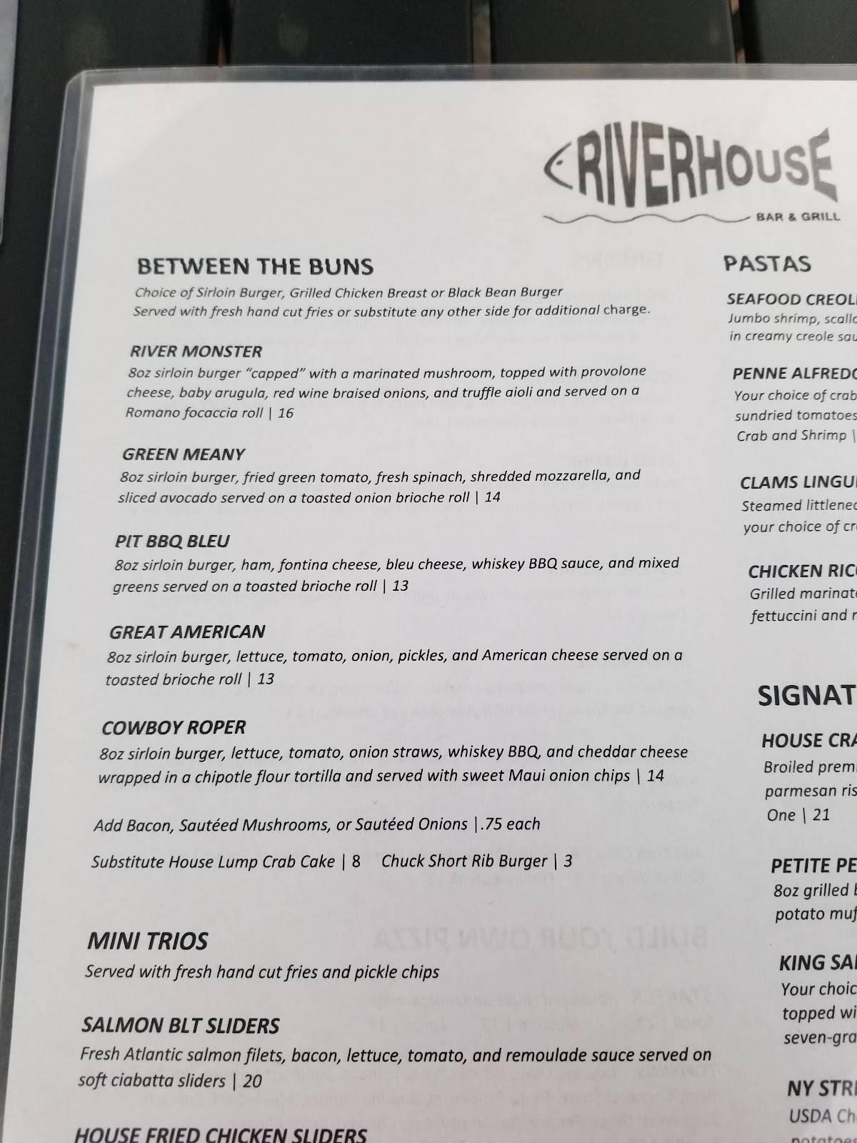 Menu at River House Scratch Kitchen + Bar, Middletown
