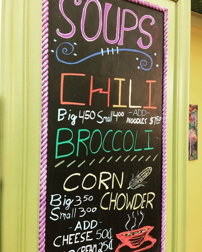 Menu at Midwest Cafe and Market, Jasper