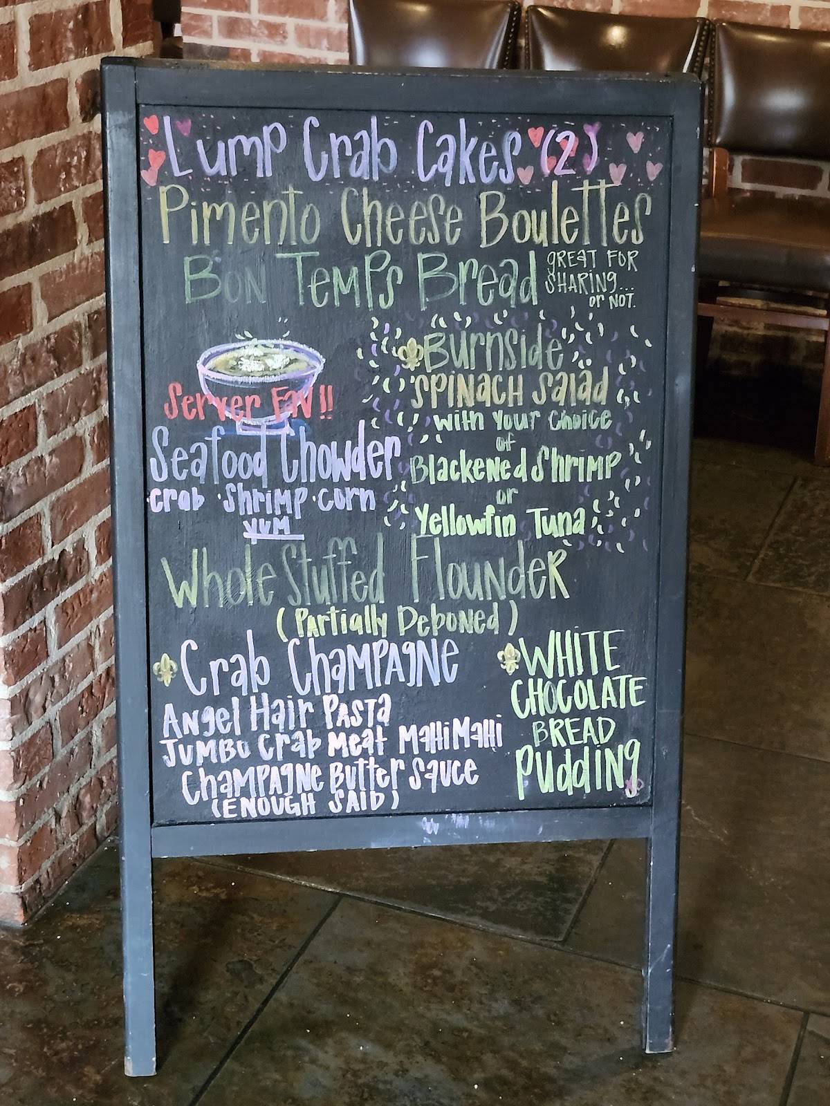Menu at Mike Anderson's - Gonzales restaurant, Gonzales