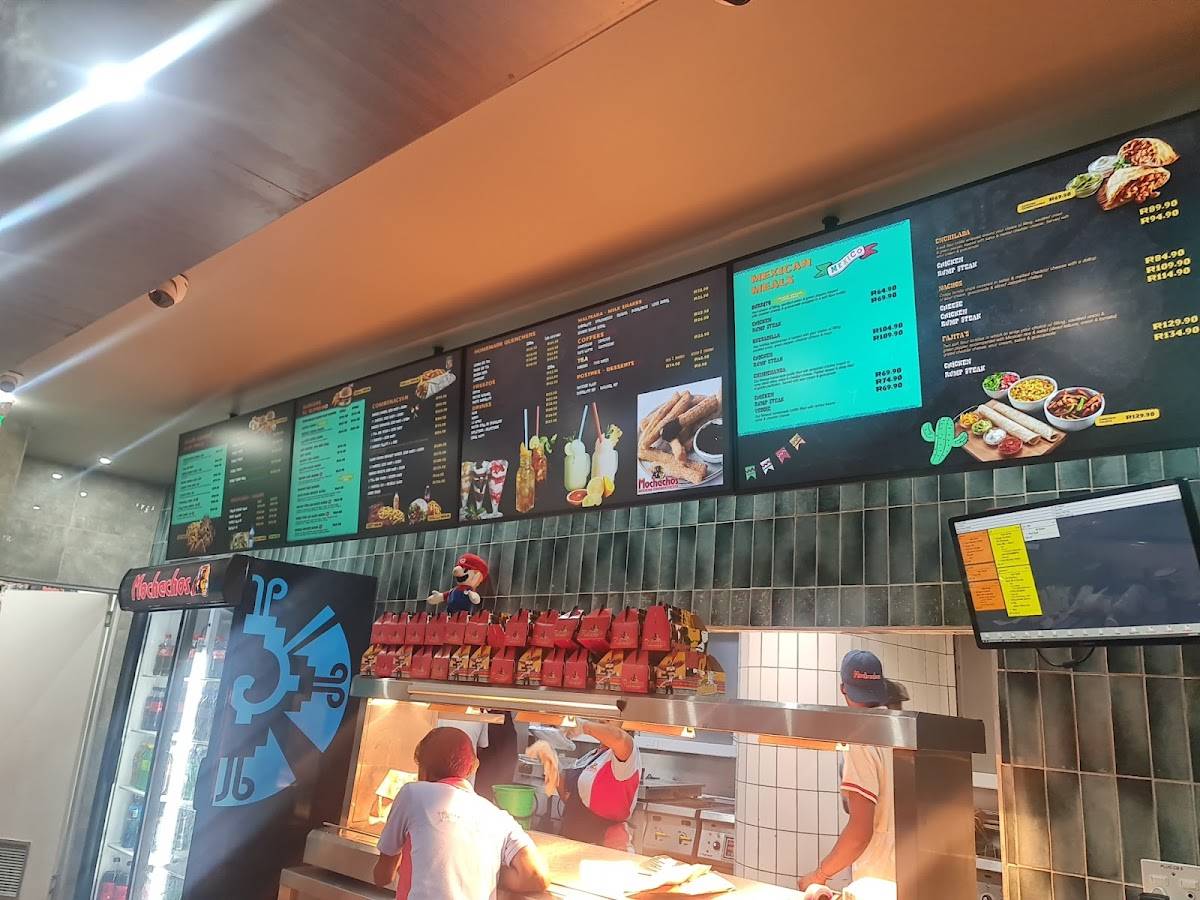 Menu at Mochachos Gateway (Halaal) restaurant, Umhlanga, 1 Palm Blvd