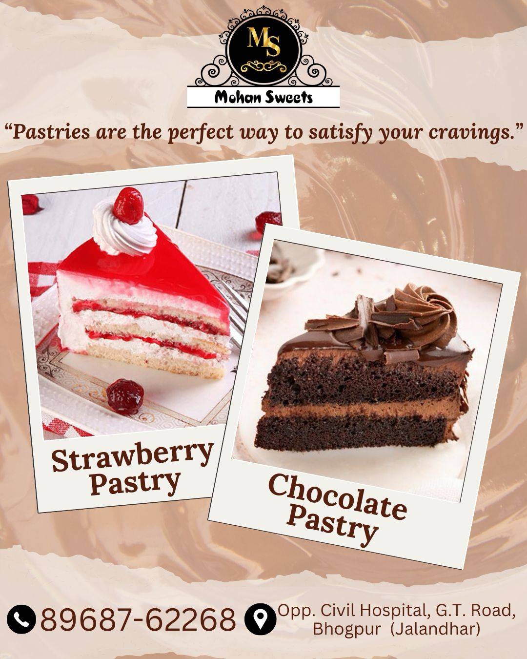 Menu at Mohan Sweets - Best Sweet Shop Best Bakery Shop best Fast Food ...