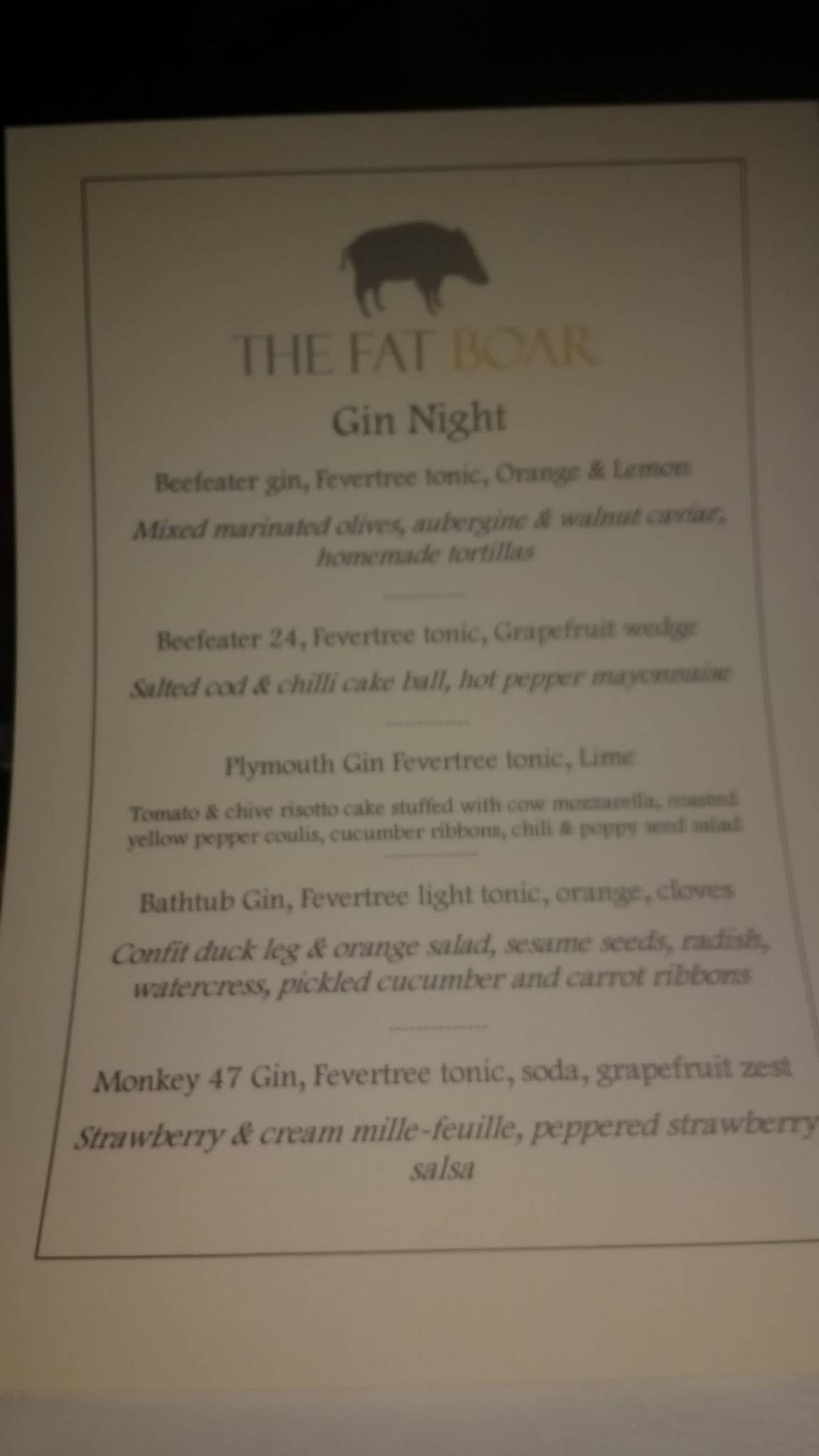 Menu at The Fat Boar Mold pub & bar, Mold