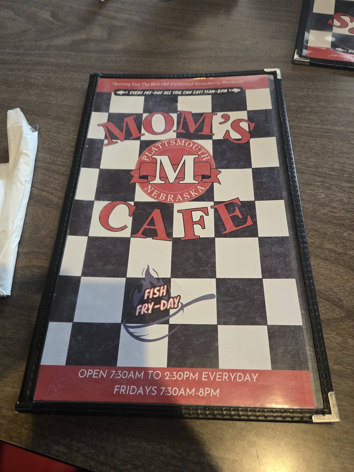 Menu at Mom's Cafe & Catering, Plattsmouth