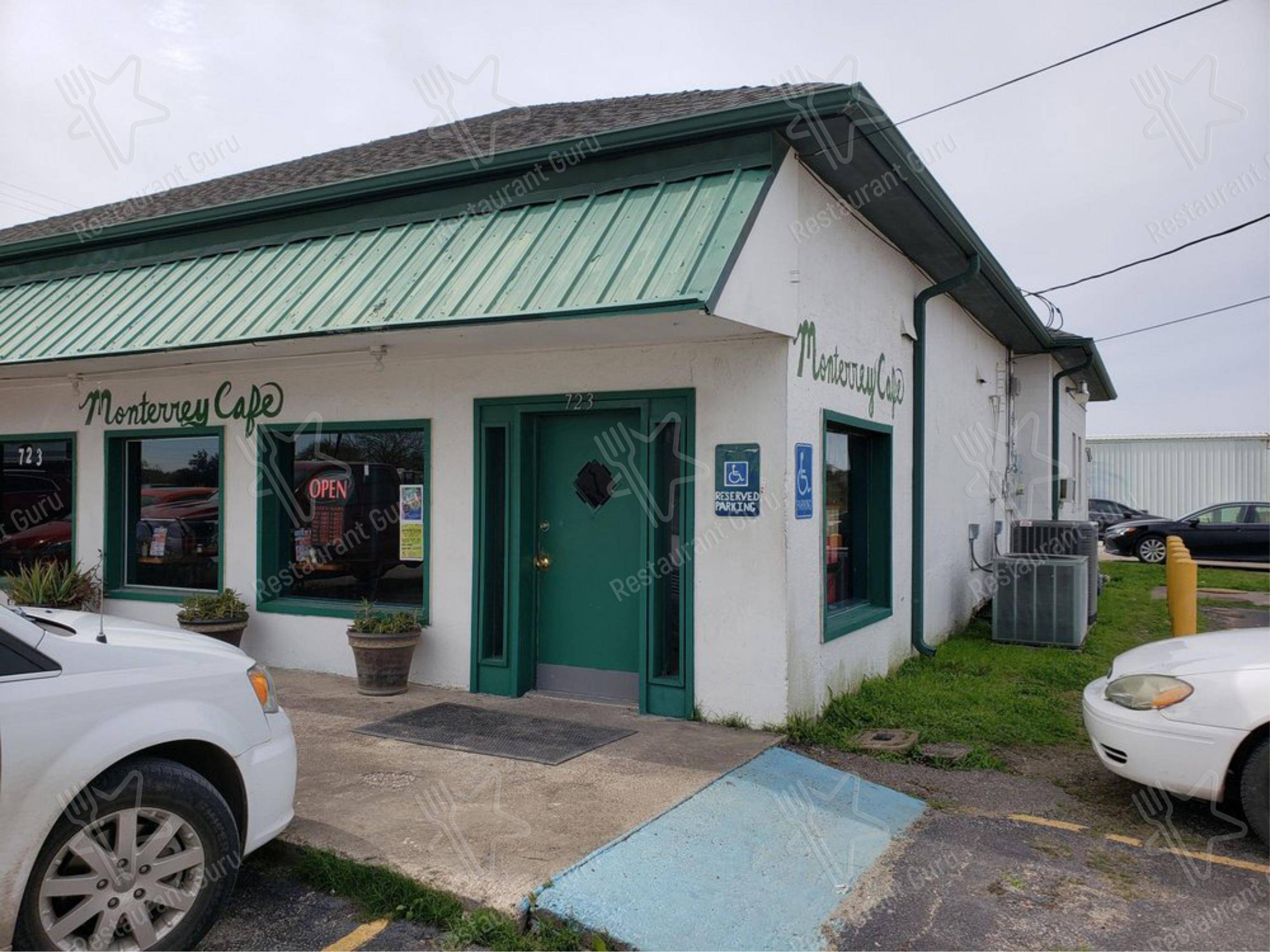 Menu at Monterrey Cafe, Port Lavaca