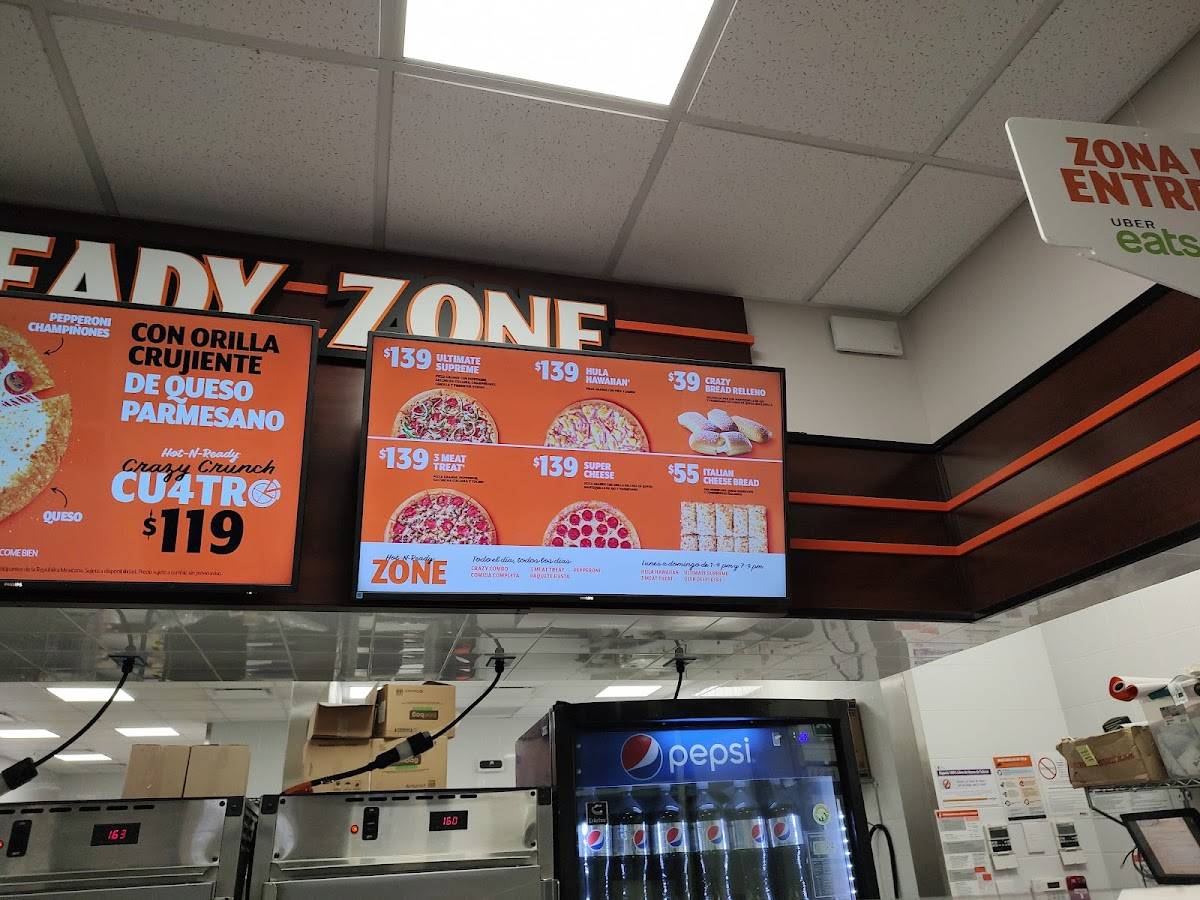 Carta del restaurante Little Caesars Pizzas Garza Sada, Monterrey, Av ...