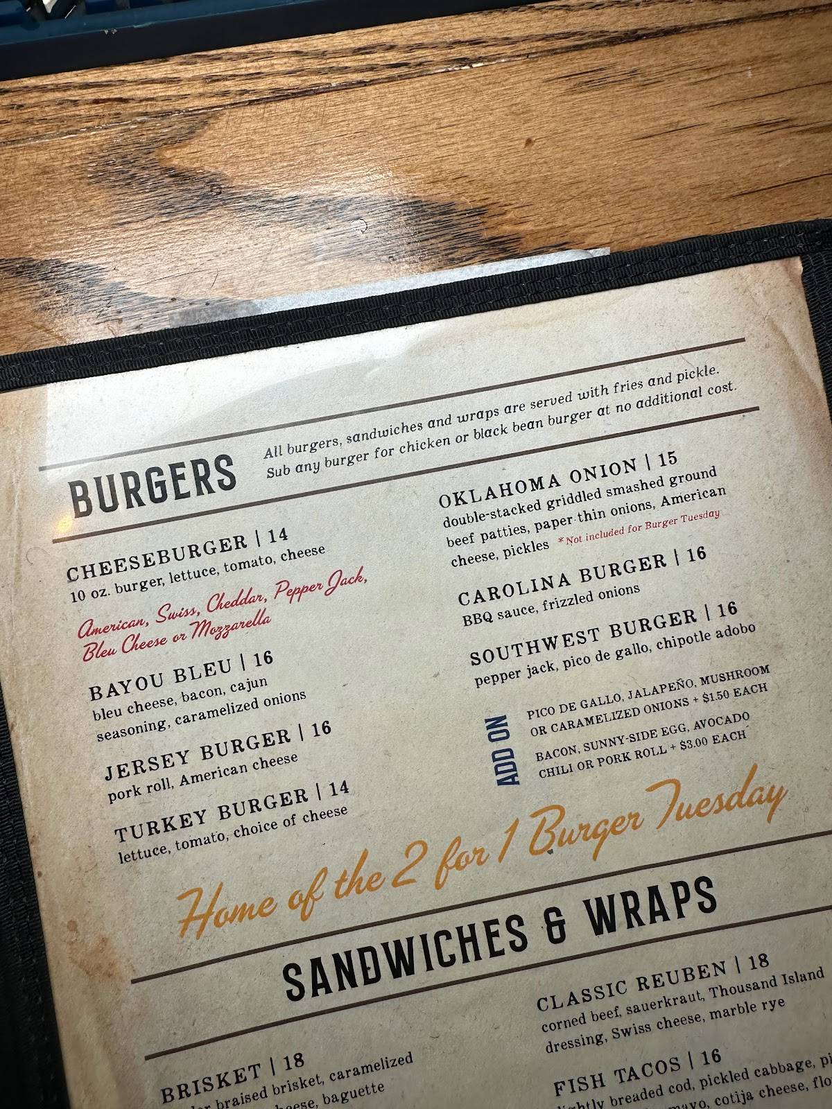 Menu at Moore's Tavern & Sports Bar, Freehold