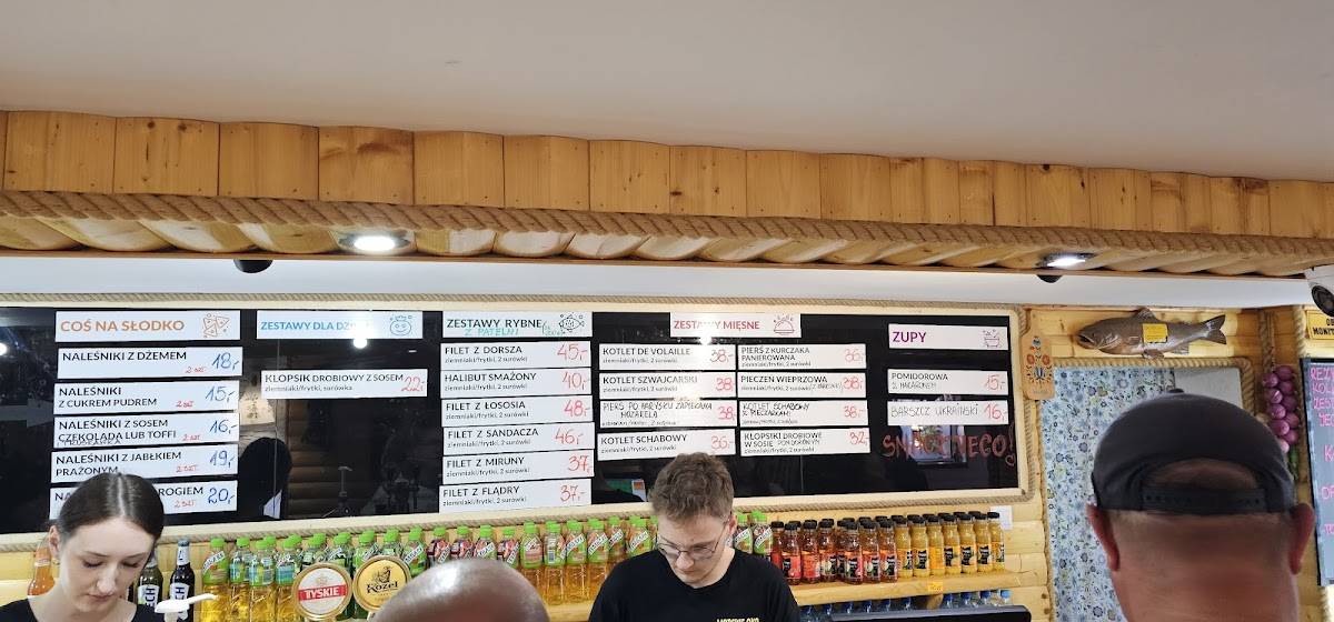 Menu at Morskie Oko restaurant, Karwia