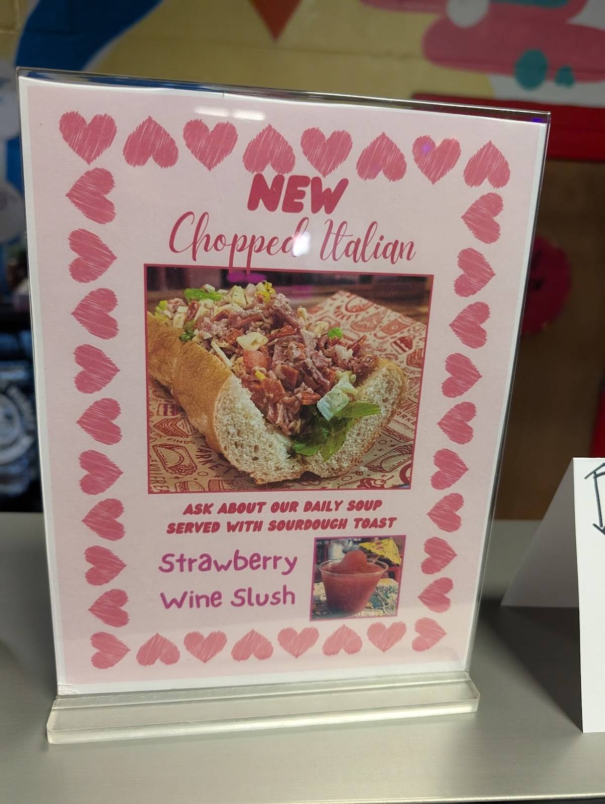 Menu at Mountain Goat Market cafe, Monteagle