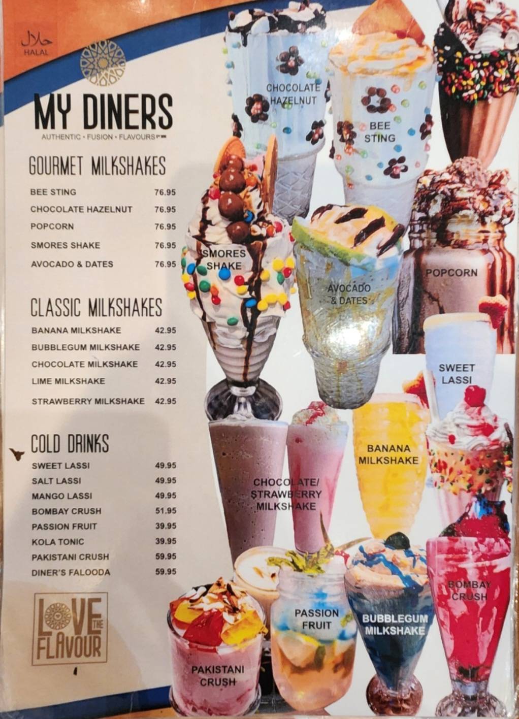 Menu at My Diners Family Restaurant & Takeaway (Gateway), Umhlanga