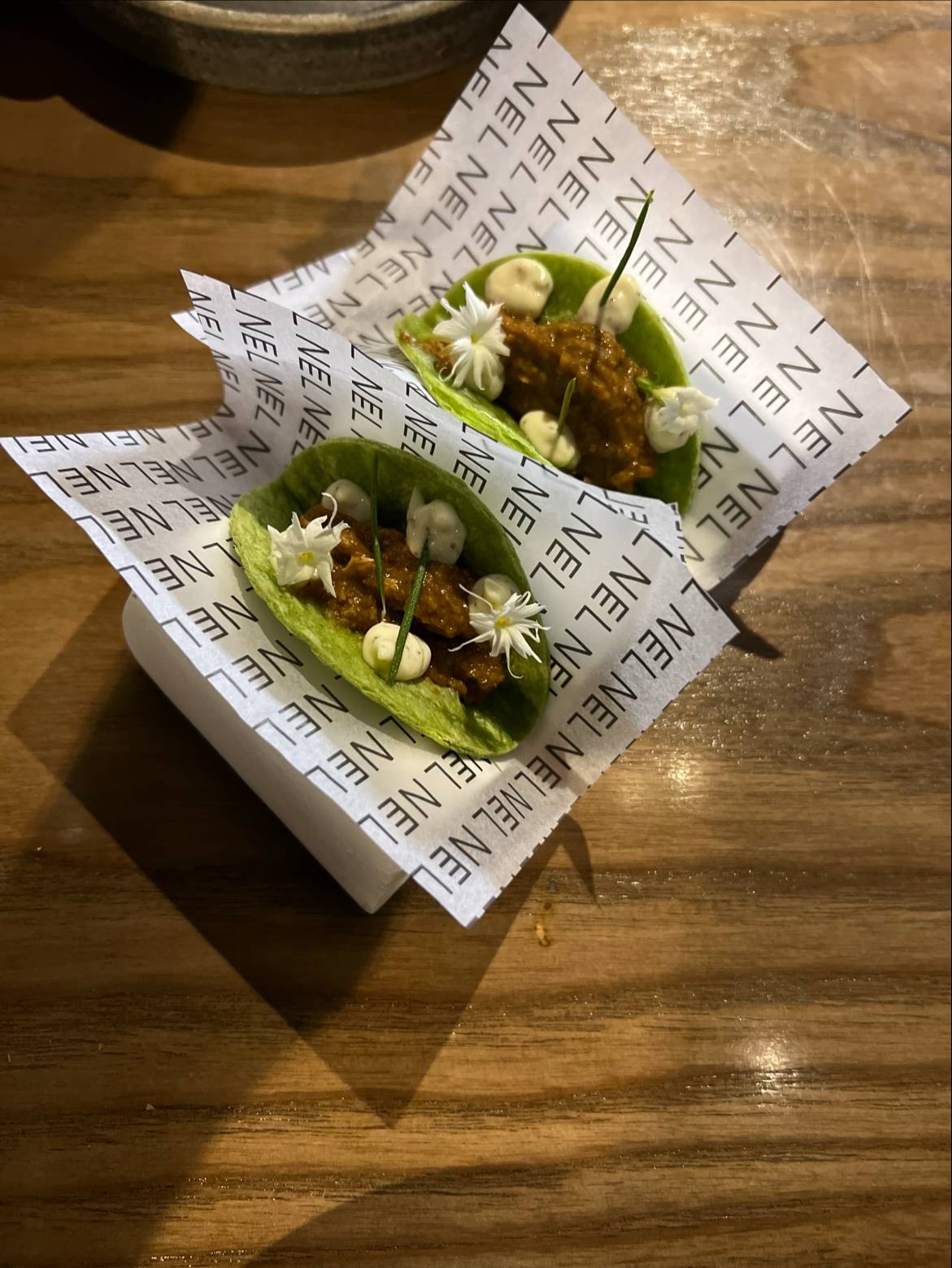Menu at NEL Restaurant, Sydney