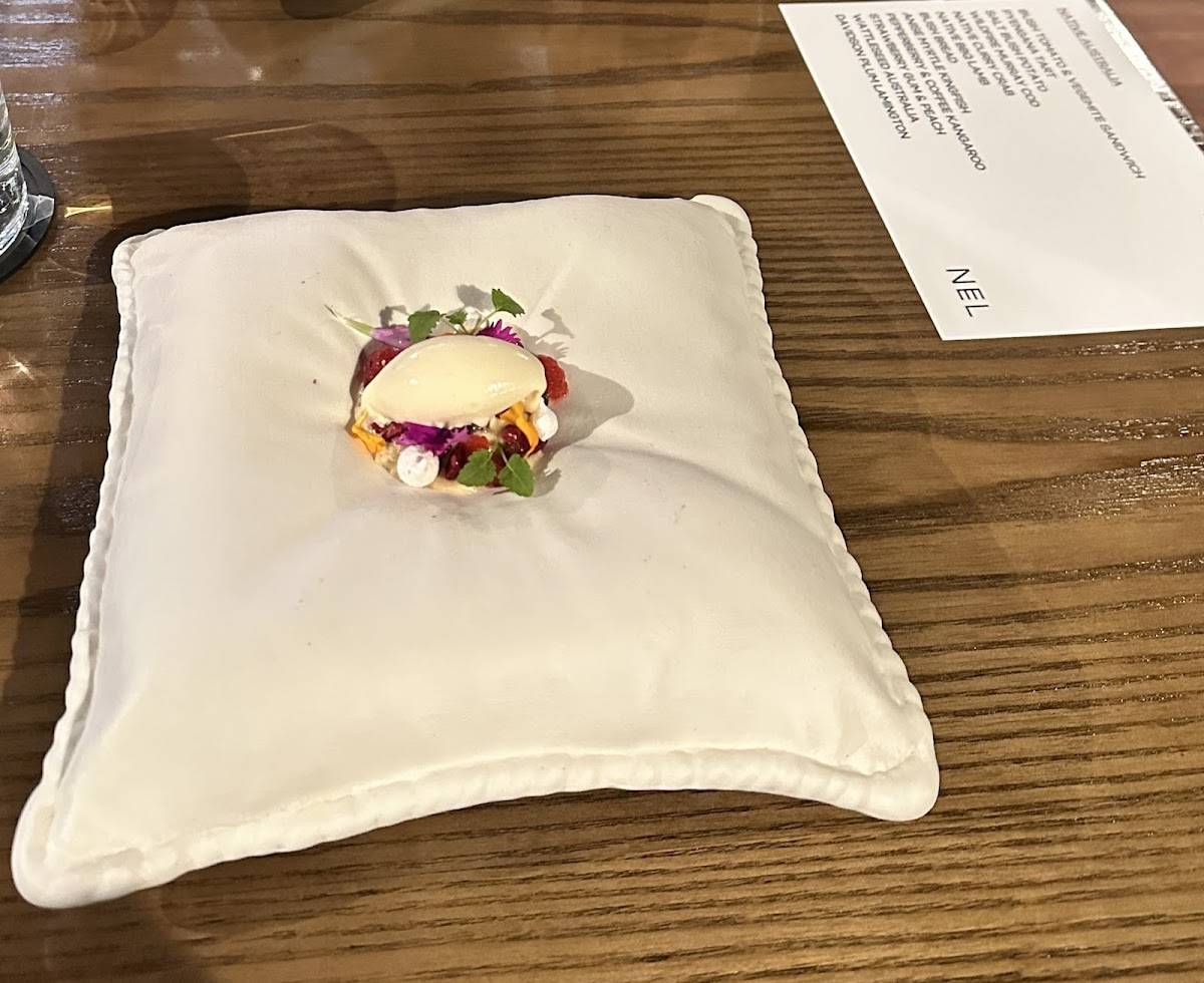 Menu at NEL Restaurant, Sydney