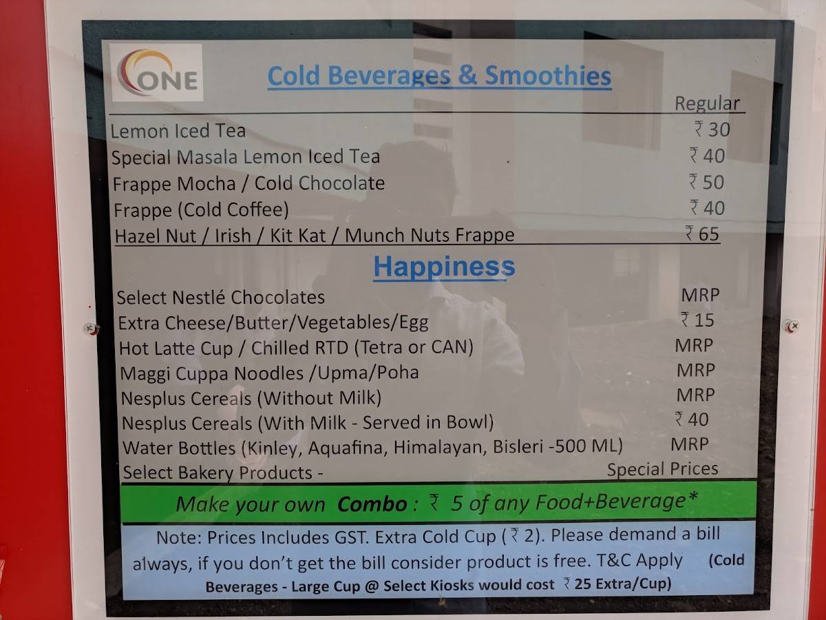 Menu at NESTLE MAGGI HOTSPOT, Pune, AAKASH INSTITUTE SEC 2390-B