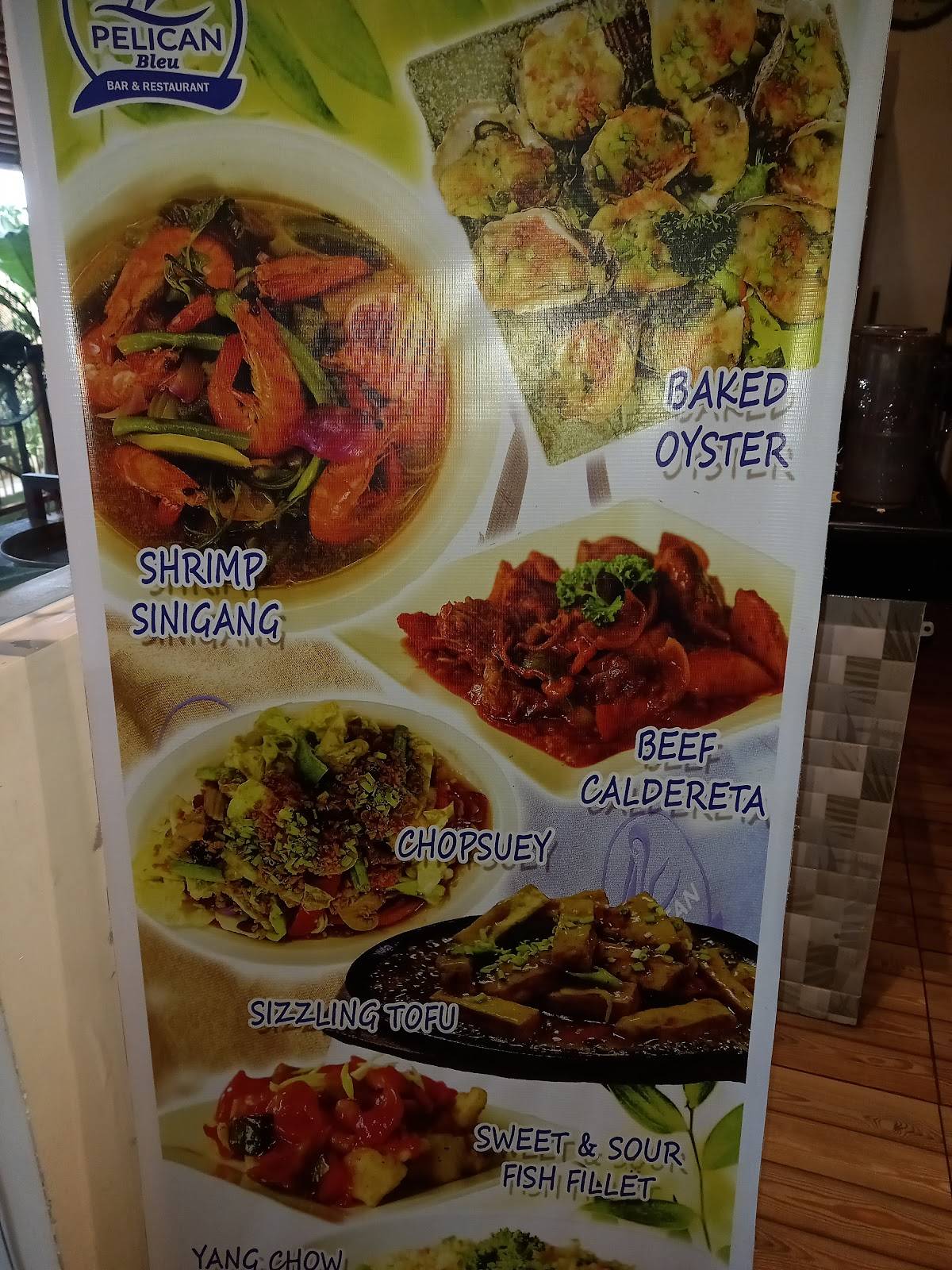 Menu at (NEW) Pelican Bleu Bar and Restaurant, Kawit, Covelandia Rd