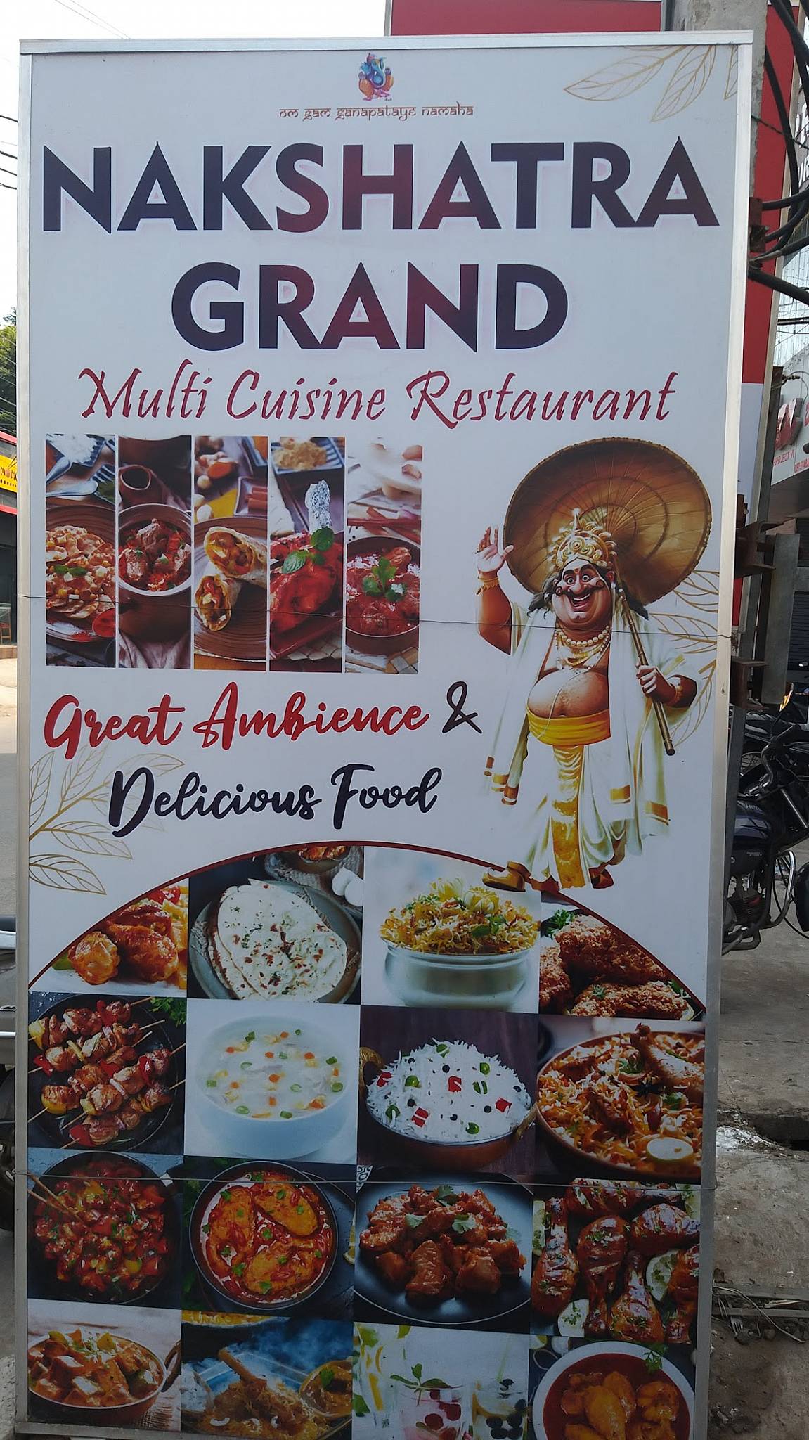 Menu at Nakshatra food court restaurant, Machilipatnam