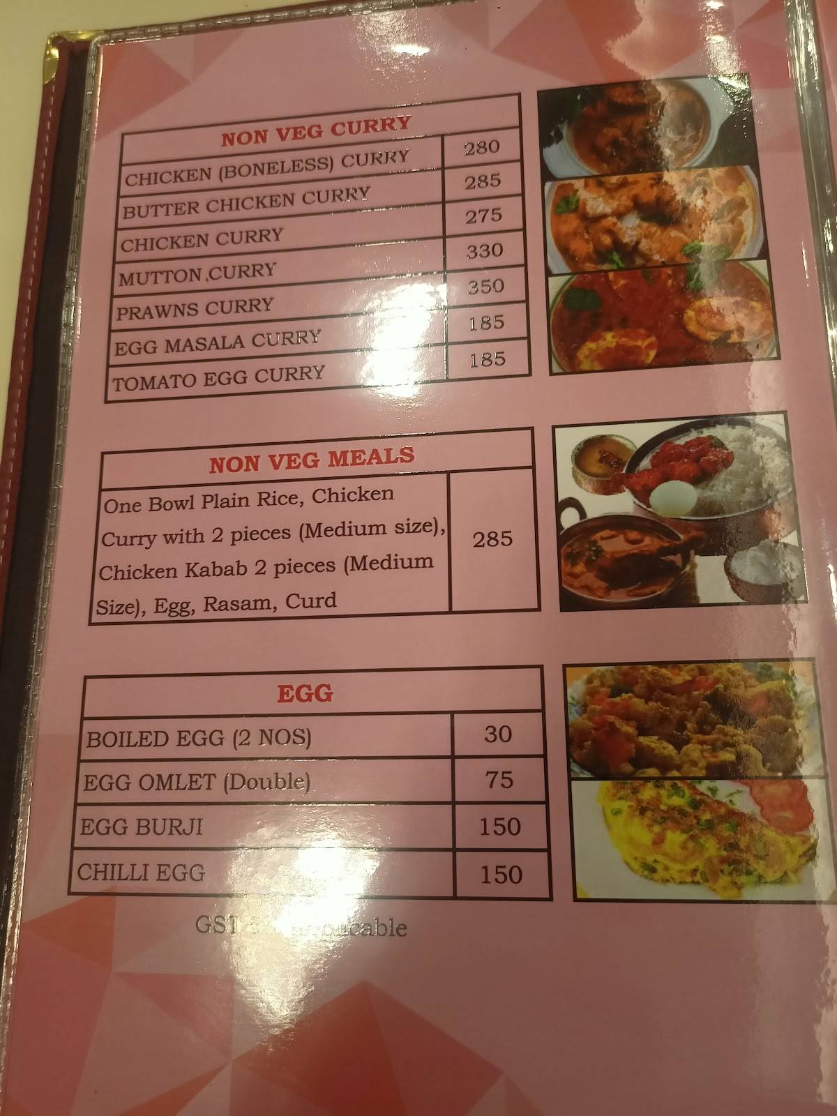 Menu at Narmada Chain Of Restaurant sholinganallur, Chennai