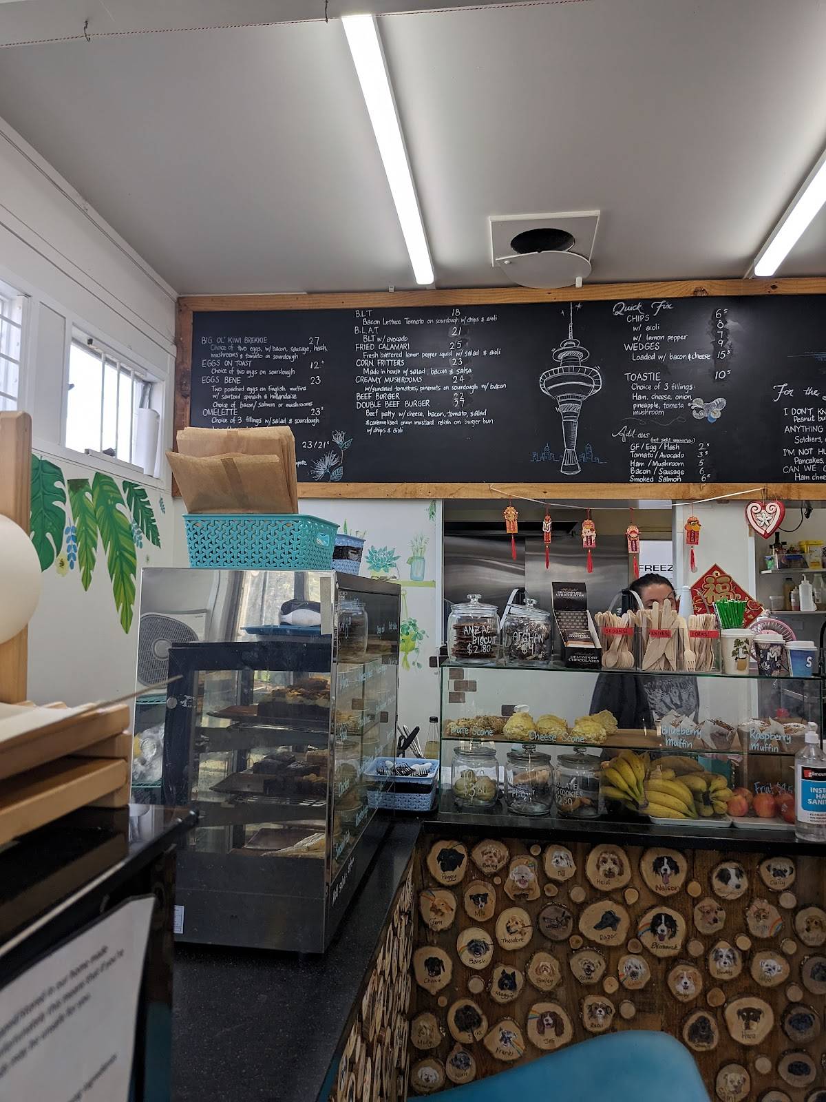 Menu at Narrow Neck Beach Cafe, Auckland