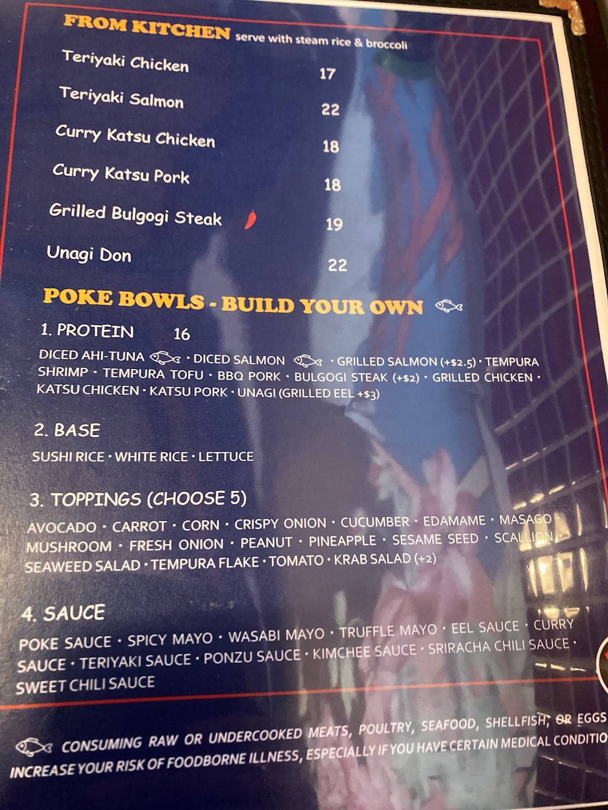Menu at Naruto 88 Bistro restaurant, Miami