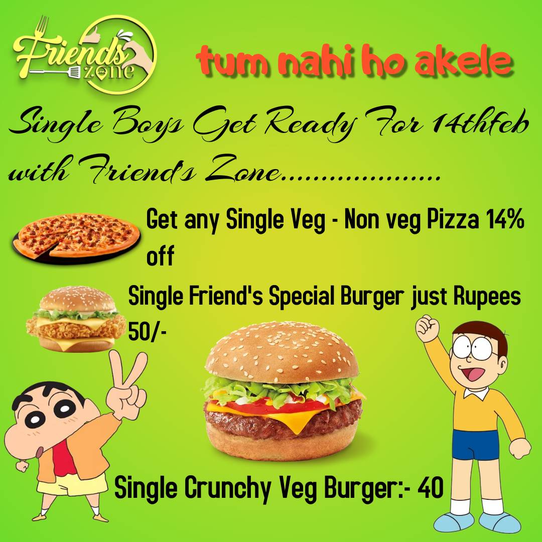 Menu at Friends zone fast food, Navi Mumbai