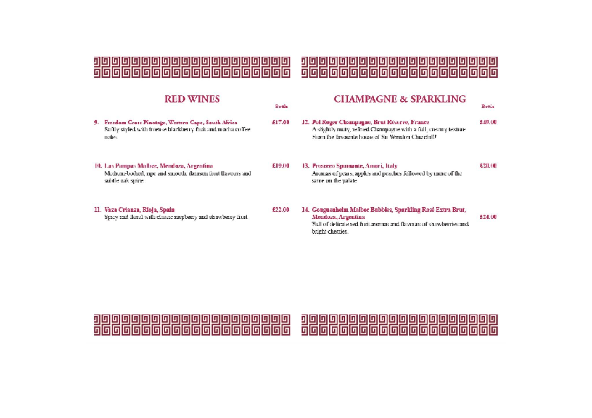 Menu at New Jasmine House restaurant, Hereford, 21 Meadow Dr