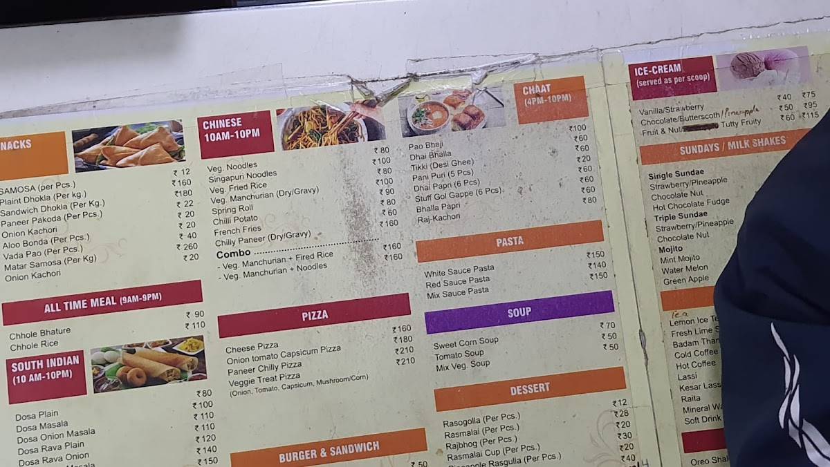 Menu at New Madan Sweets & Restaurant, Ghaziabad