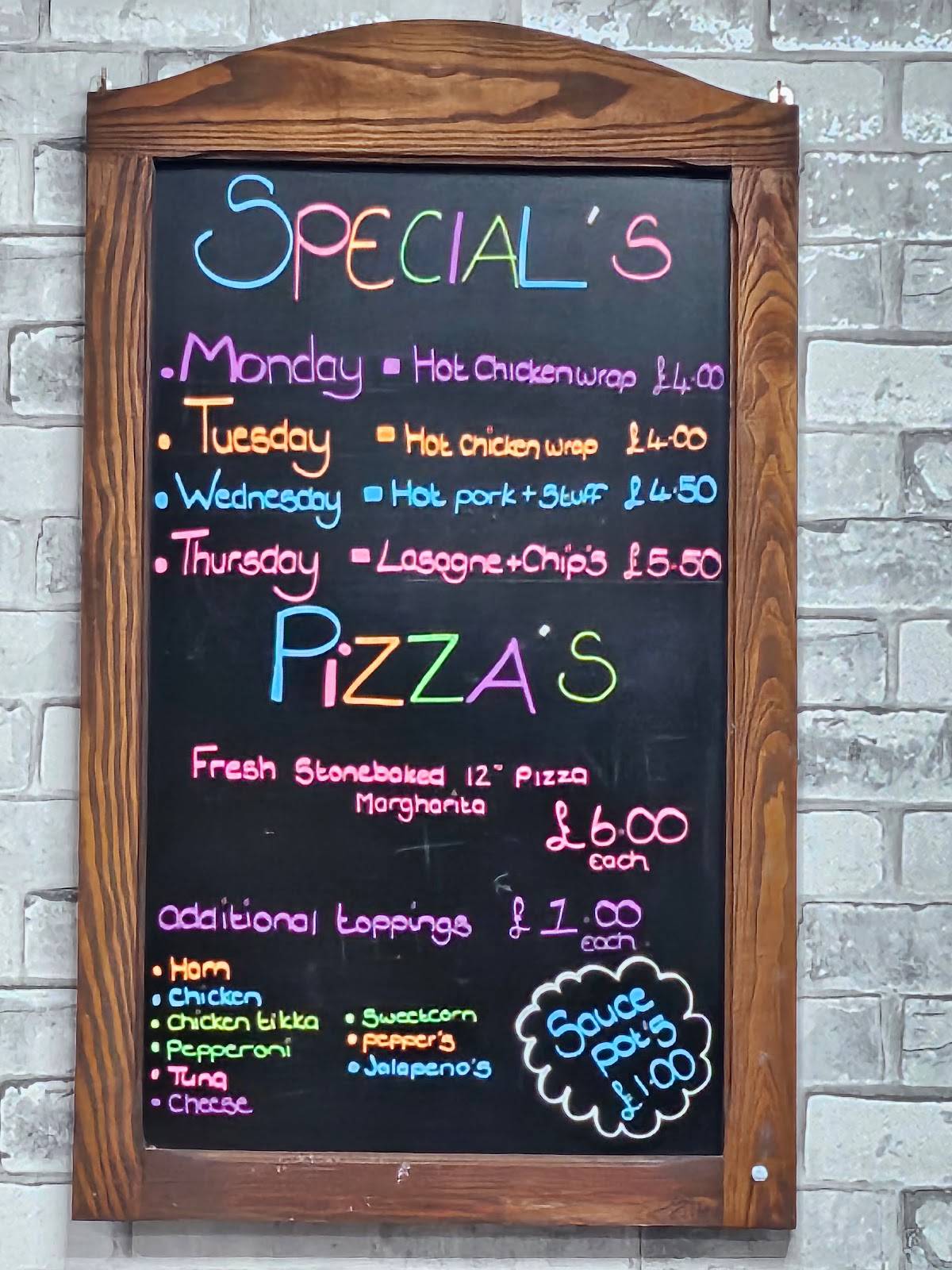 Menu at Lakeside Cafe, Nottingham, Business Units