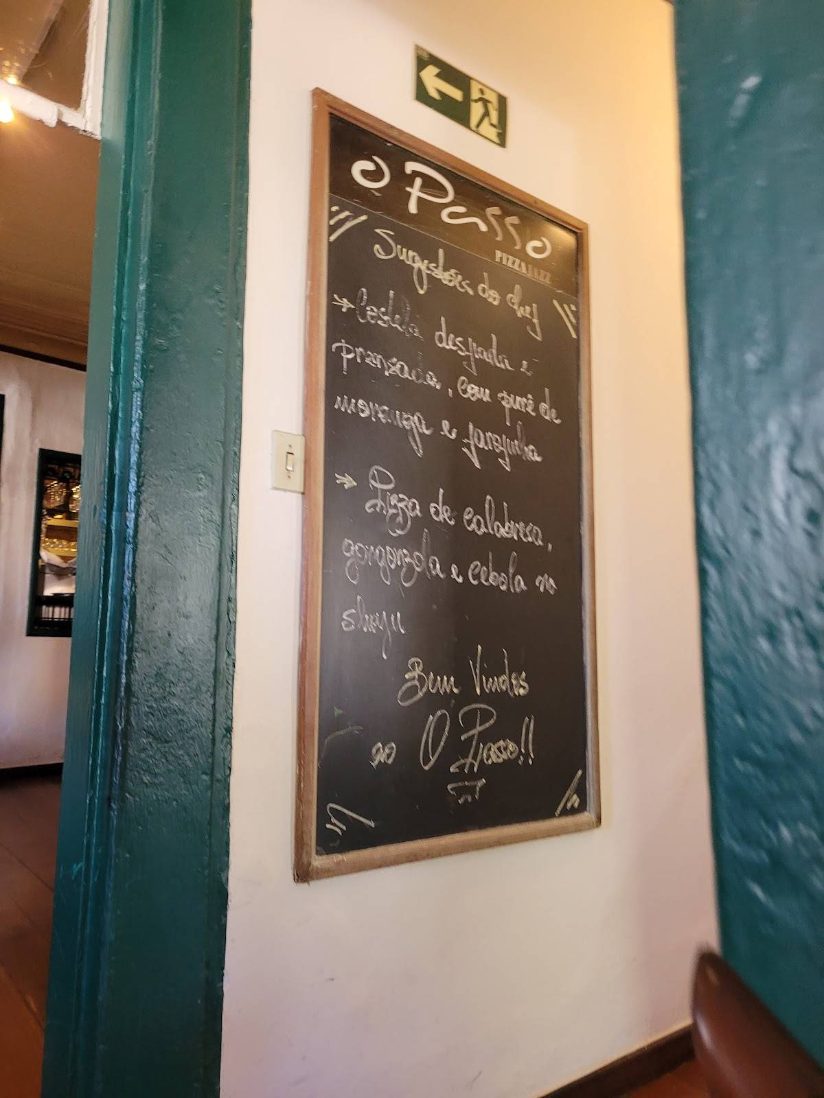 Menu em O Passo Pizza Jazz restaurante, Ouro Preto, R. São José