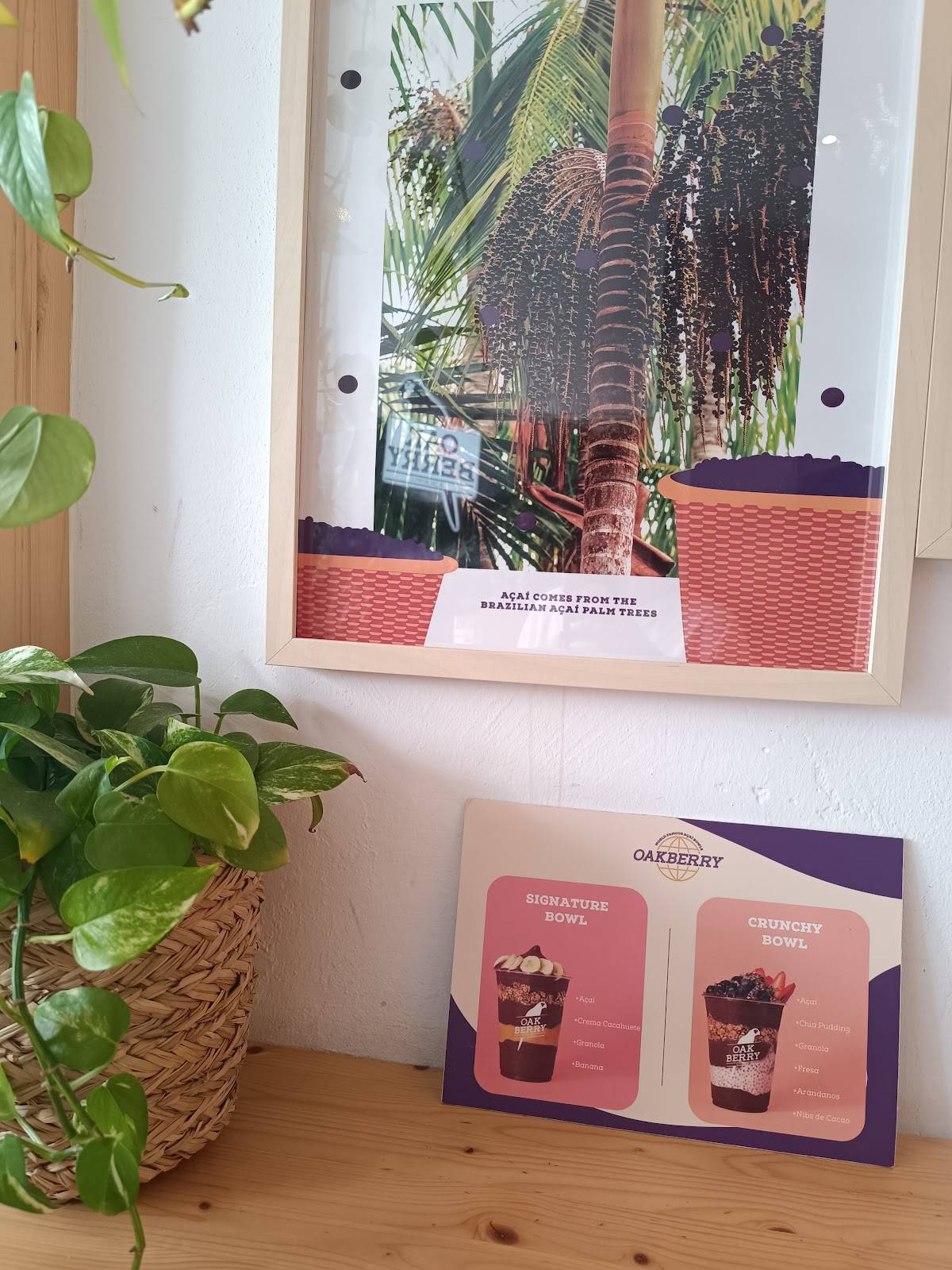 Menu at OAKBERRY AÇAÍ - Eivissa restaurant, Ibiza