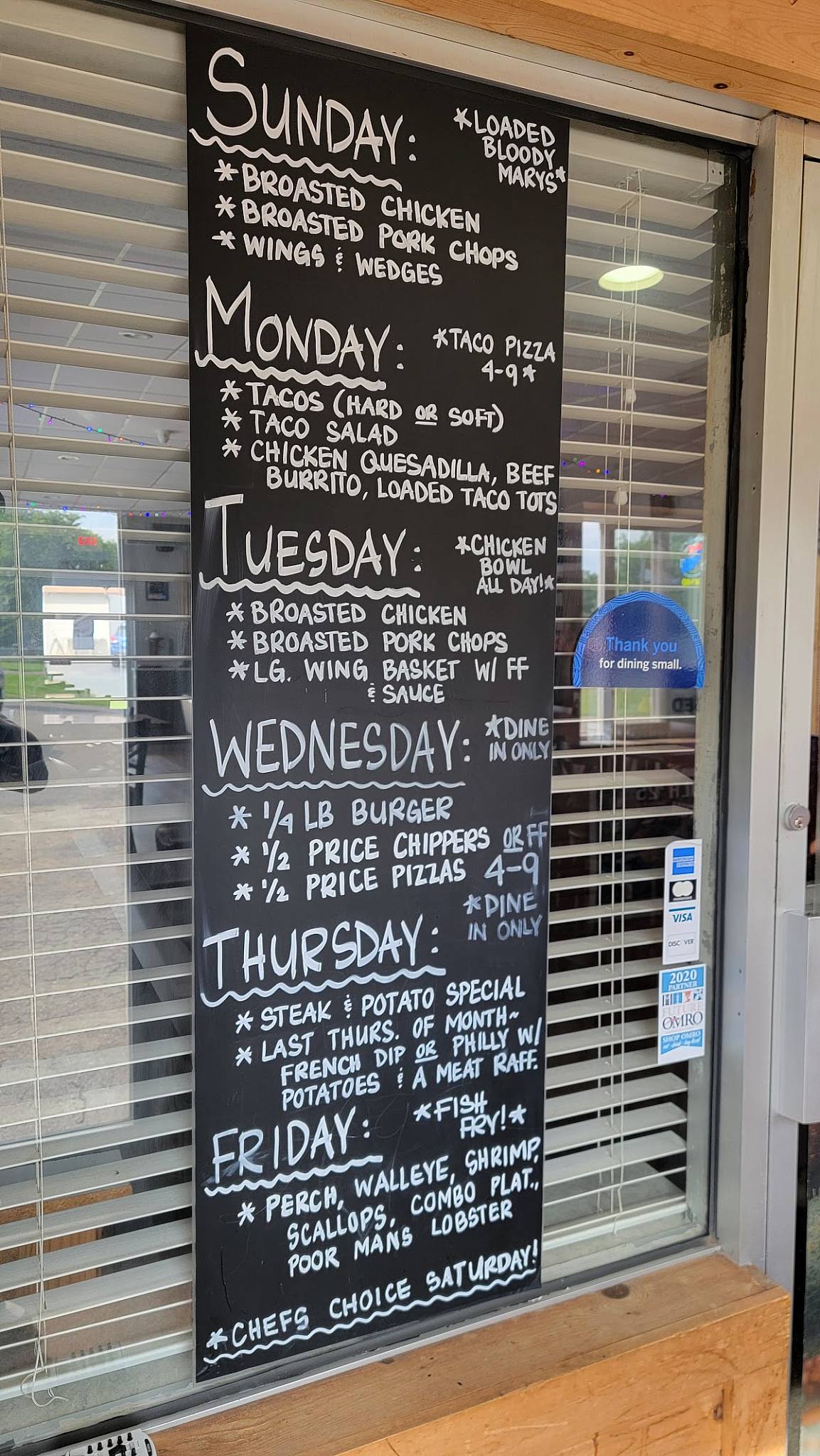 Menu at Fox Haus Bar & Grill, Omro