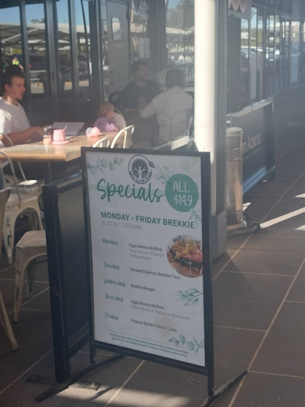 Menu at One Little Tree Cafe, Pimpama