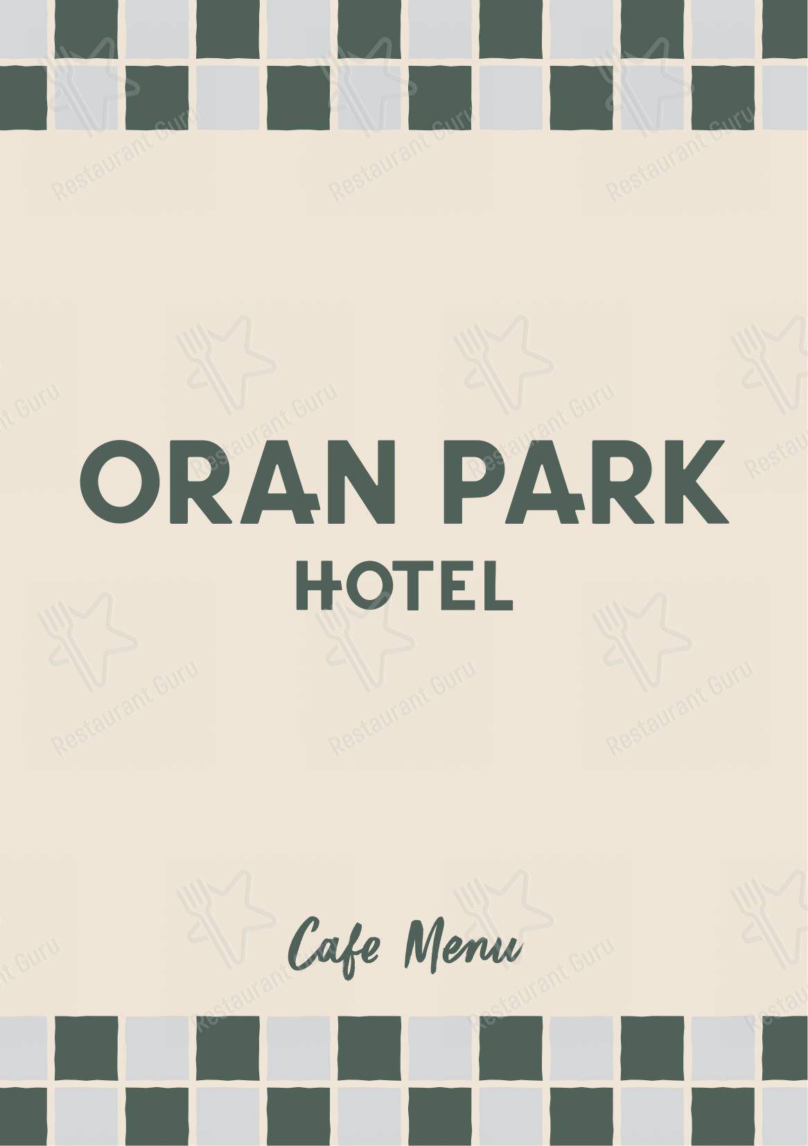 Menu at Oran Park Hotel pub & bar, Oran Park