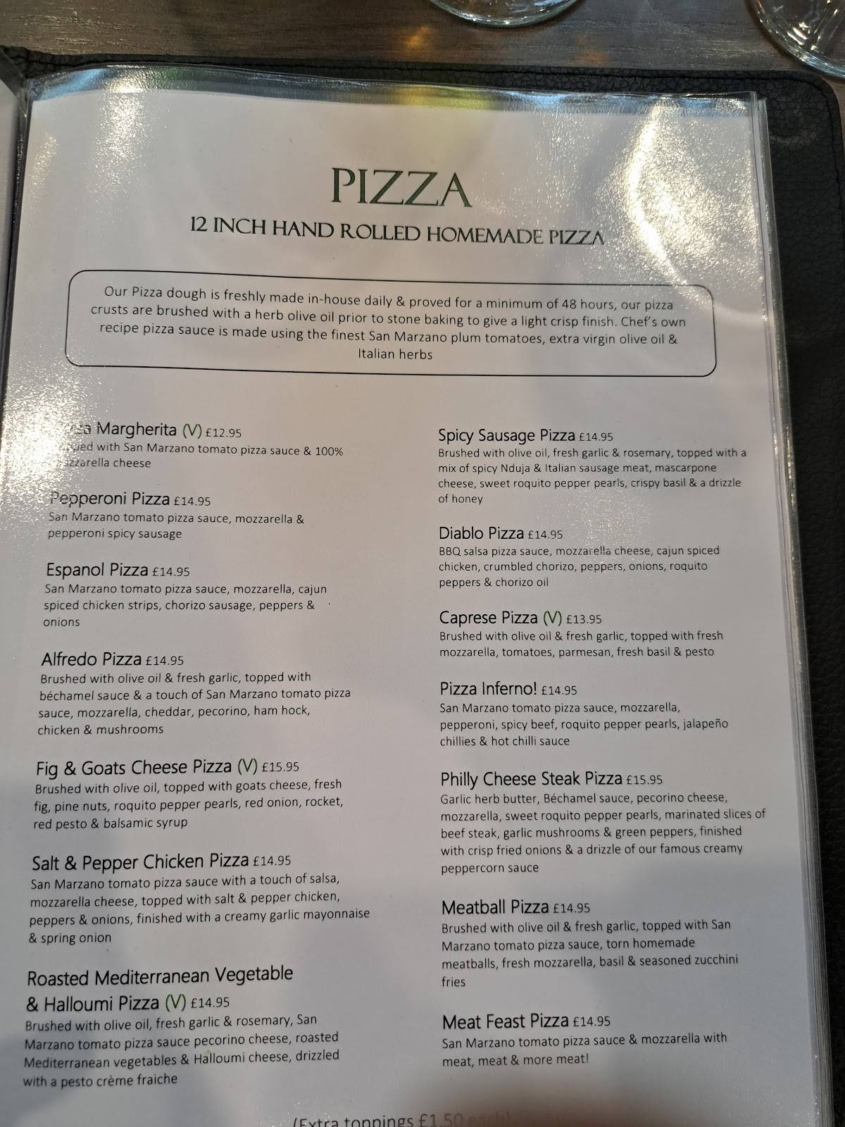 Menu at The Fat Italian Burscough restaurant, Ormskirk, 188 Moss Lane