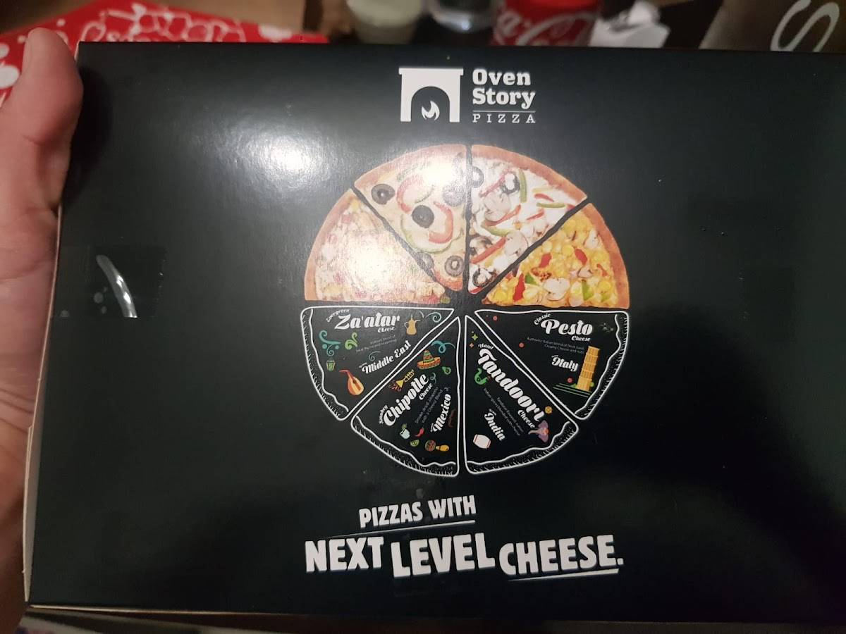 Menu at Ovenstory Pizza (Rebel Foods) restaurant, UAE, Hostel - Rebel Foods